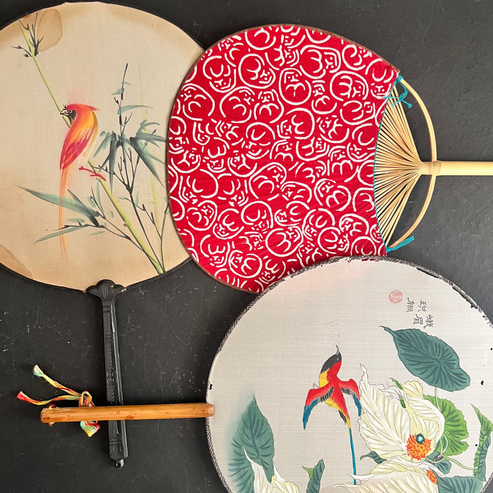 Vintage Japanese Hand Fans, Set of 3 – Rush Creek Vintage