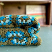 Old Teal and Avocado Granny Square Afghan – Rush Creek Vintage