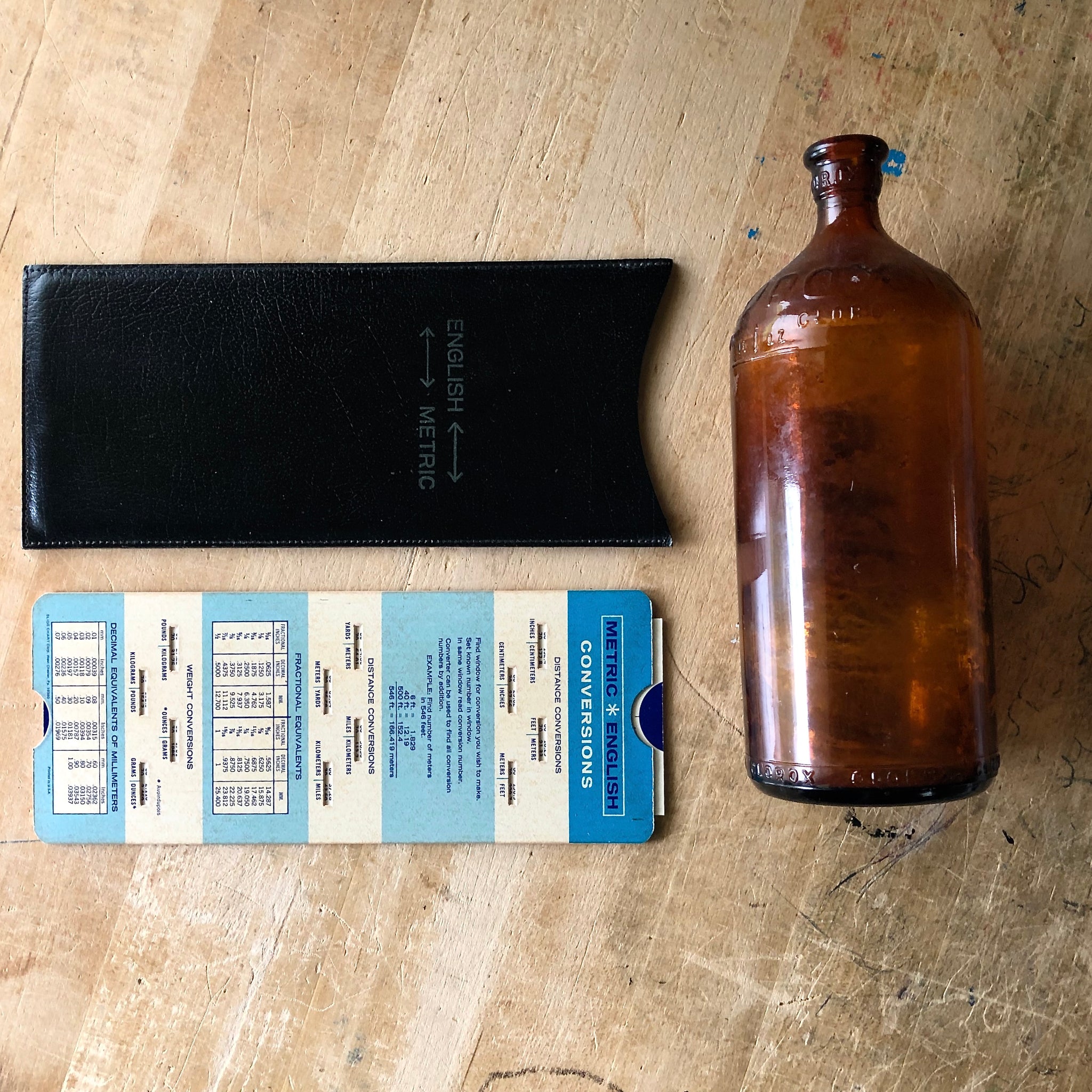 Vintage Slide Chart for Metric to English Conversions – Rush Creek Vintage