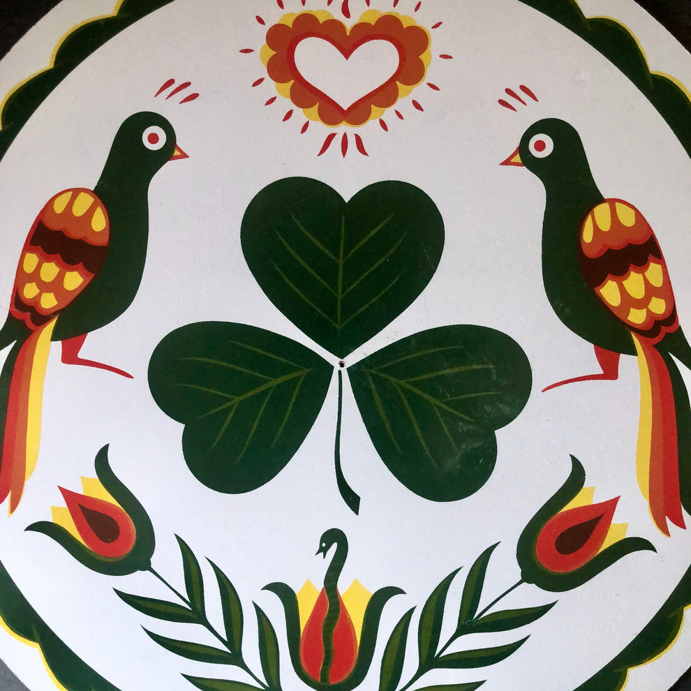 Vintage Good Luck Hex Sign by Jacob Zook (c.1980s) – Rush Creek Vintage