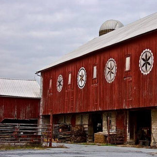 Large Pennsylvania Dutch Hex Barn Sign (c.1980s) – Rush Creek Vintage
