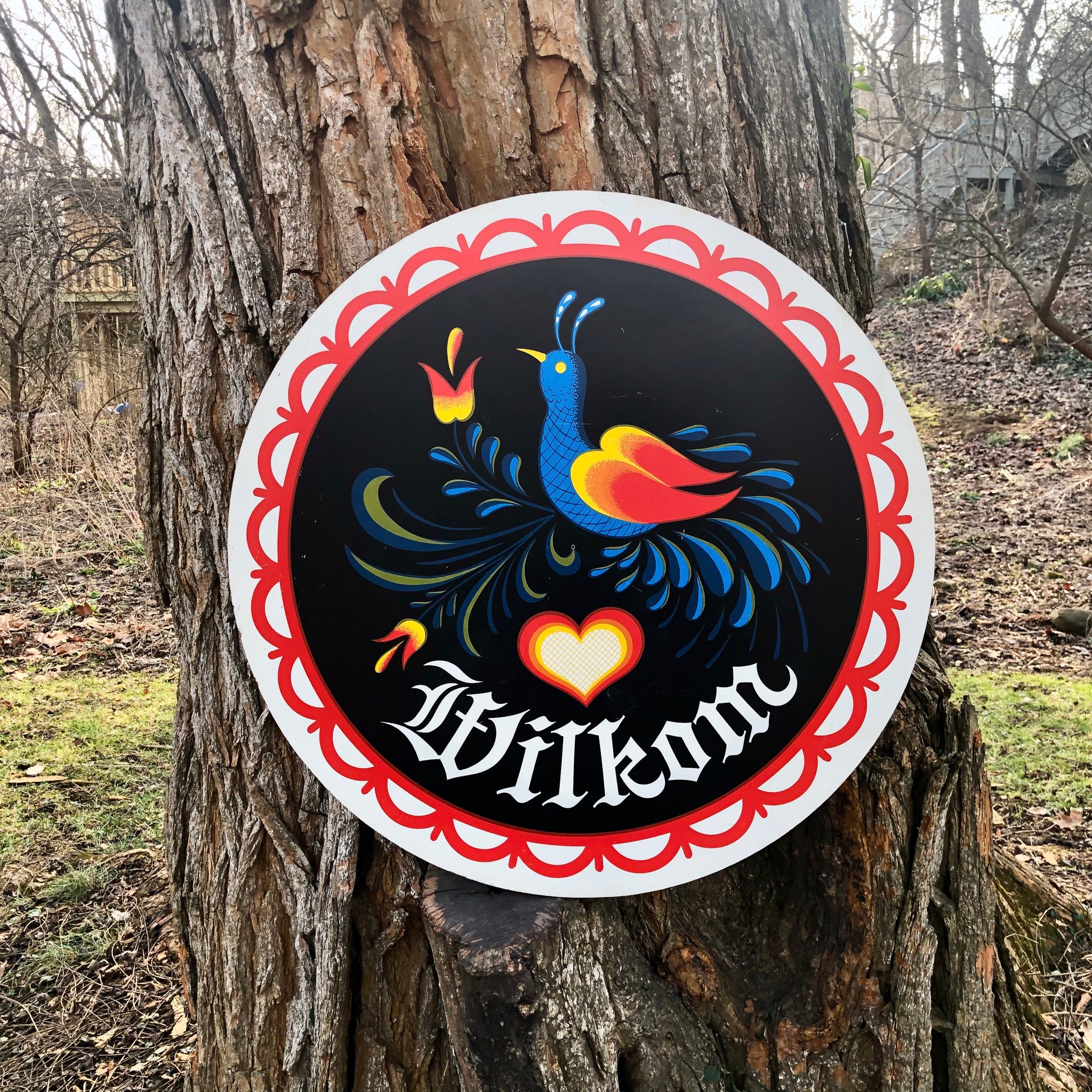 Large Pennsylvania Dutch Hex Barn Sign (c.1980s) – Rush Creek Vintage