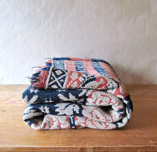 Antique Ohio Wool Coverlet (c.1800s) – Rush Creek Vintage